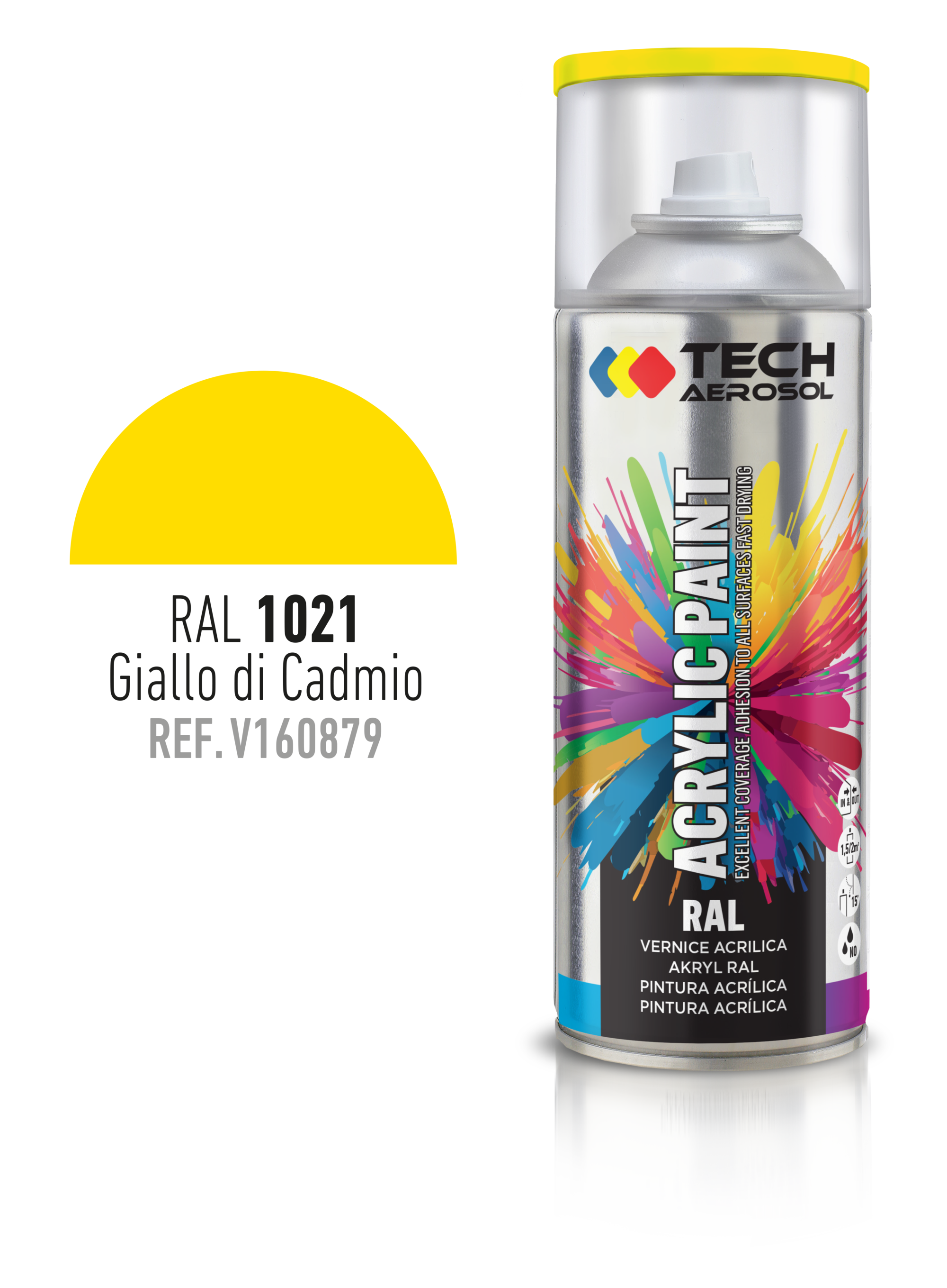 SPRAY TECH RAL 1021 GIALLO DI CADMIO | Valex