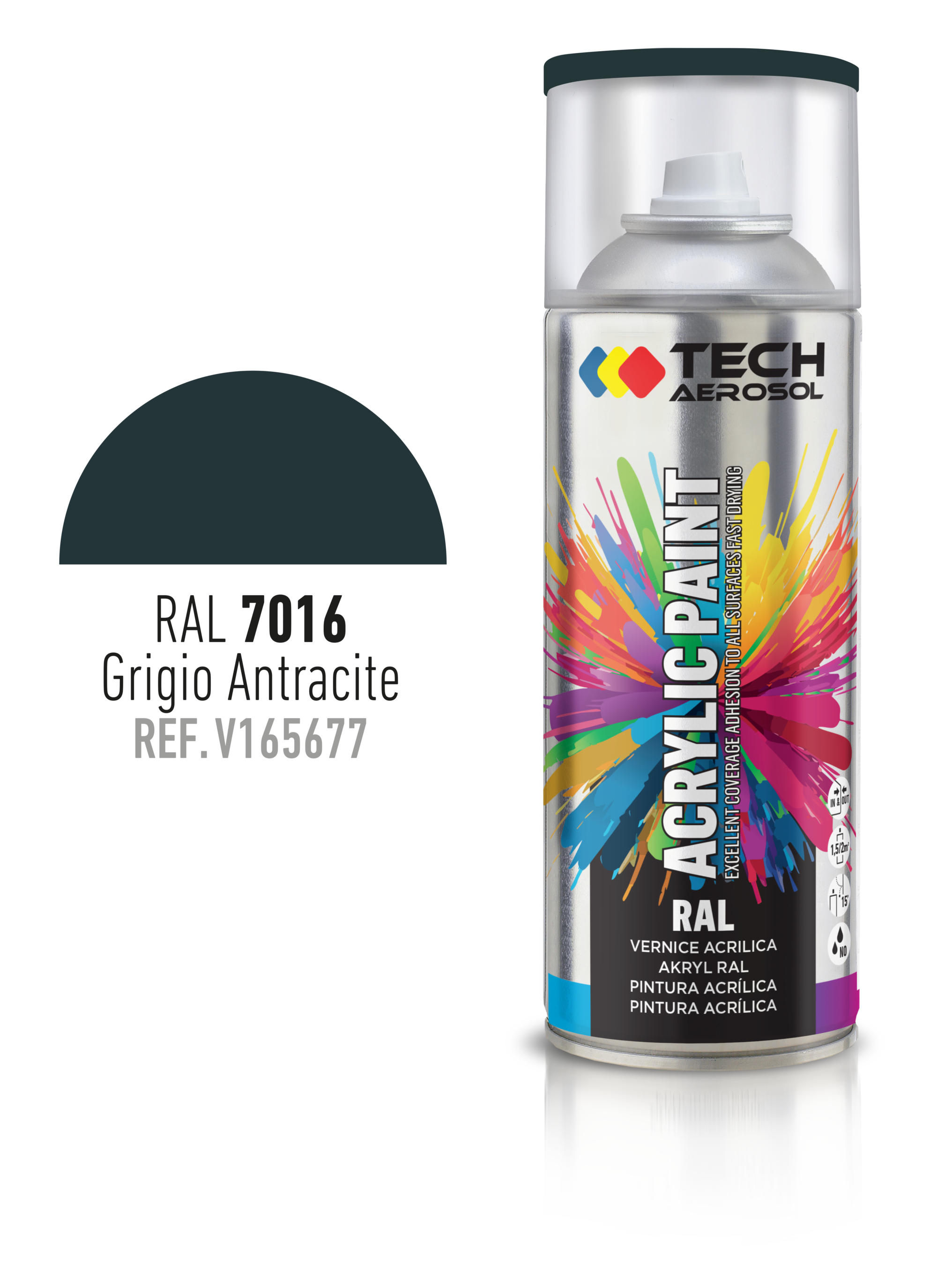 SPRAY TECH RAL 7016 GRIGIO ANTRACITE | Valex