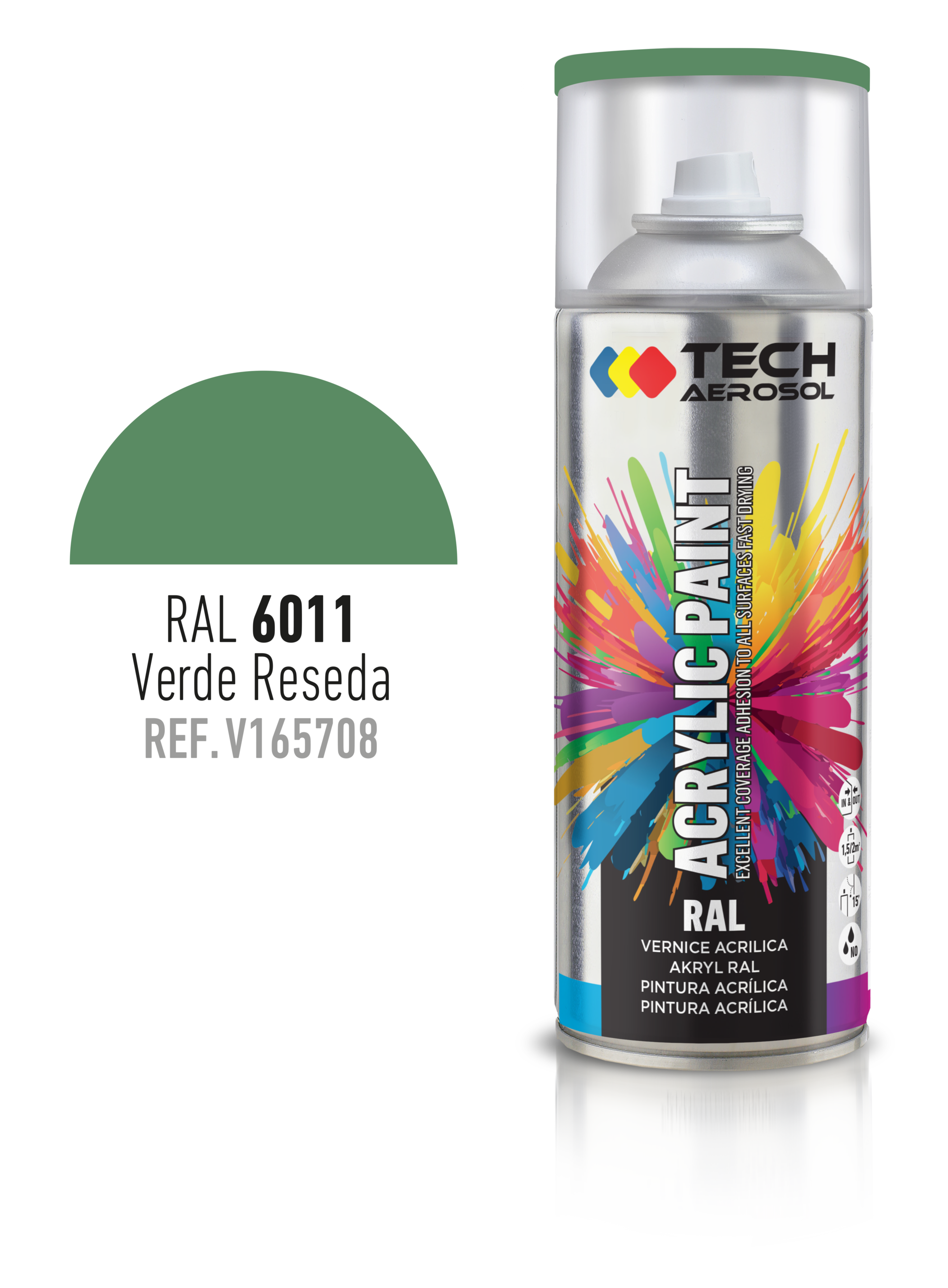 SPRAY TECH RAL 6011 VERDE RESEDA | Valex