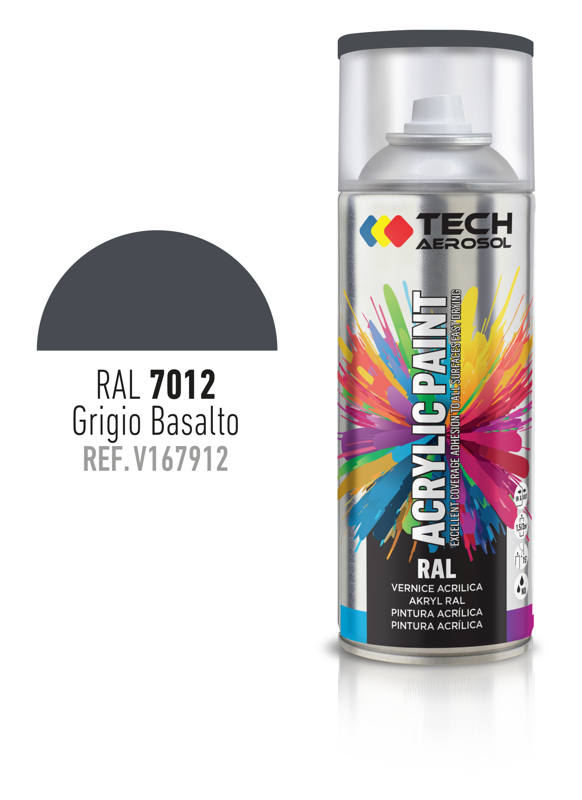 SPRAY TECH RAL 7012 GRIGIO BASALTO | Valex