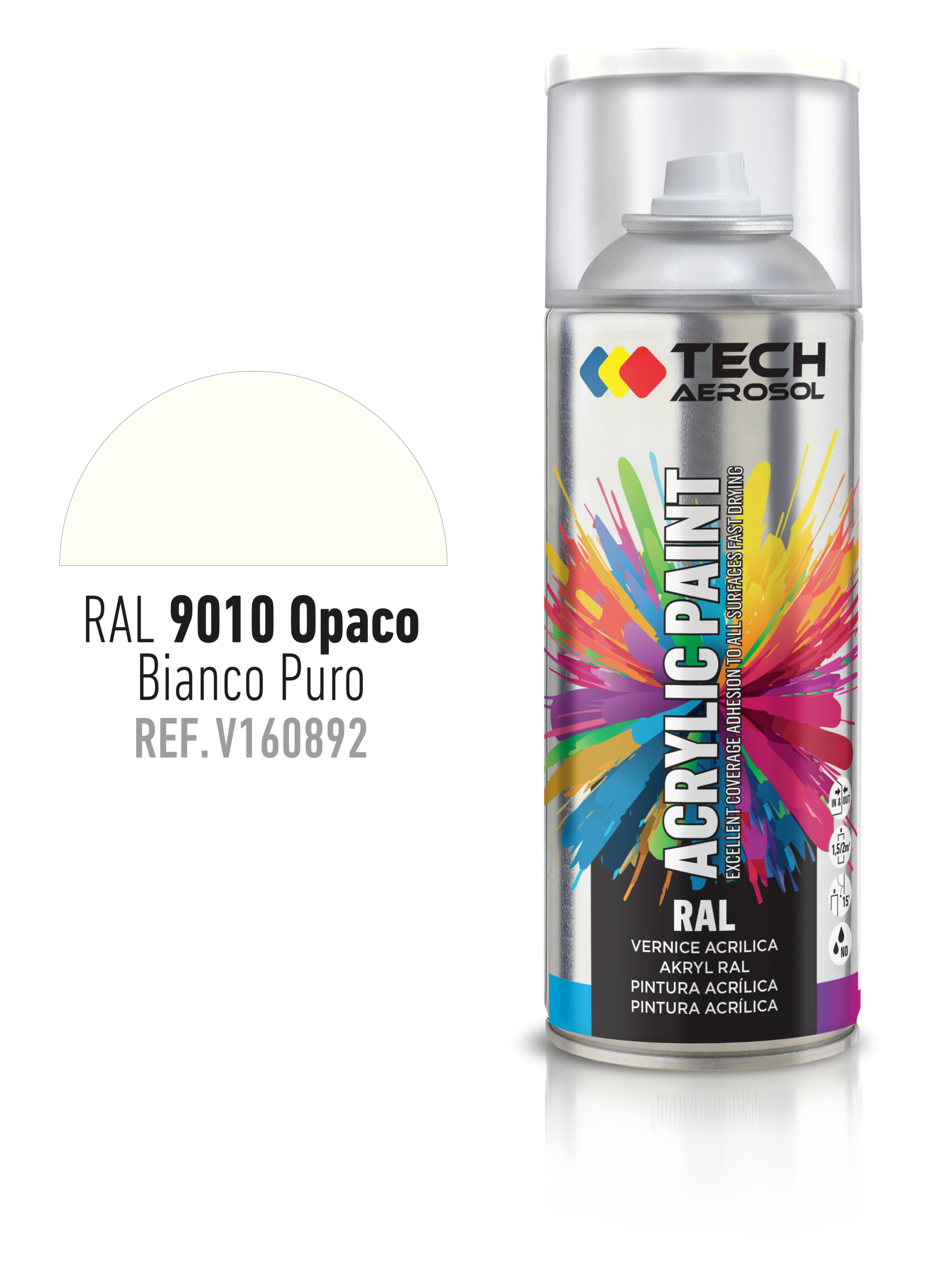 SPRAY TECH RAL 9010 BIANCO OPACO | Valex